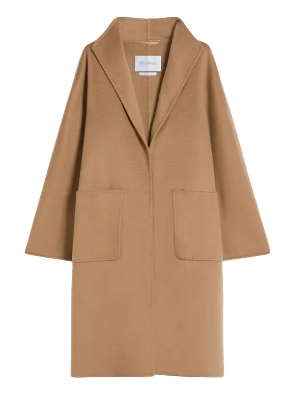 Max Mara Cashmere Zibeline Double-face Coat - Camel