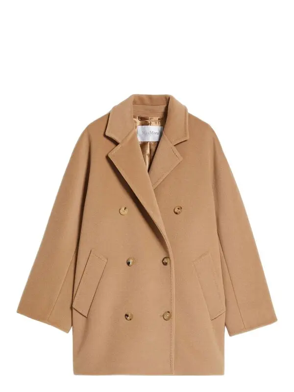 Max Mara Short 101801 Icon Coat - Camel