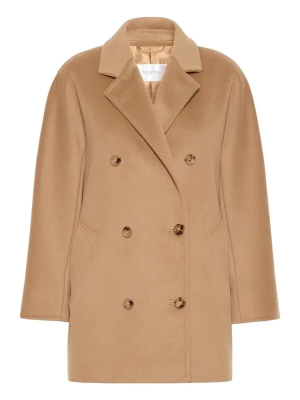 Max Mara Short 101801 Icon Coat - Camel