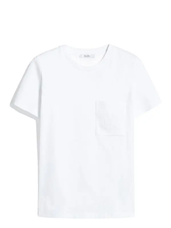 Max Mara Cotton Jersey T-shirt - Optical White