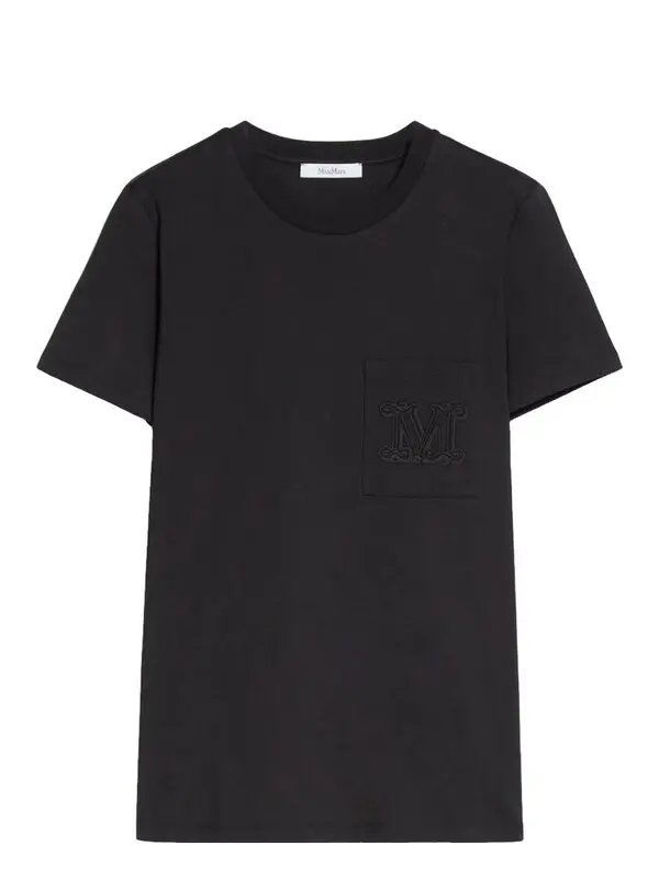 Max Mara Cotton Jersey T-shirt - Black