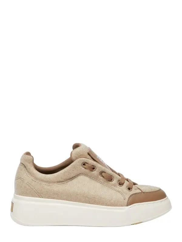 Max Mara Cashmere Trainers - Beige