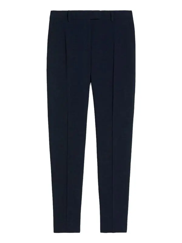 Max Mara Straight-fit Cady Trousers - Navy