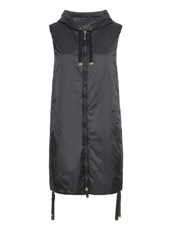 Max Mara Water-repellent Padded Gilet - Black