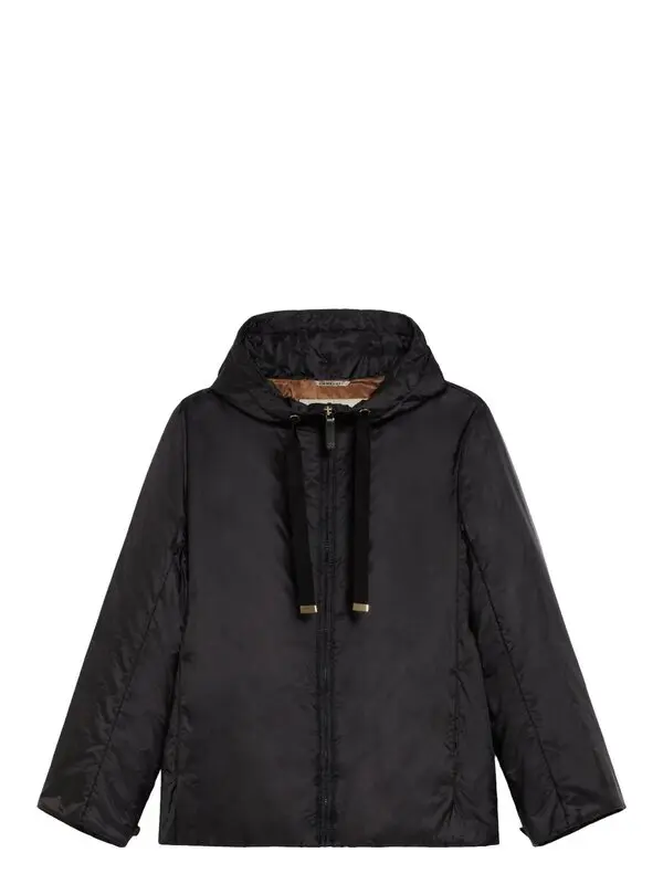 Max Mara Padded Water-repellent Hooded Jacket - Black