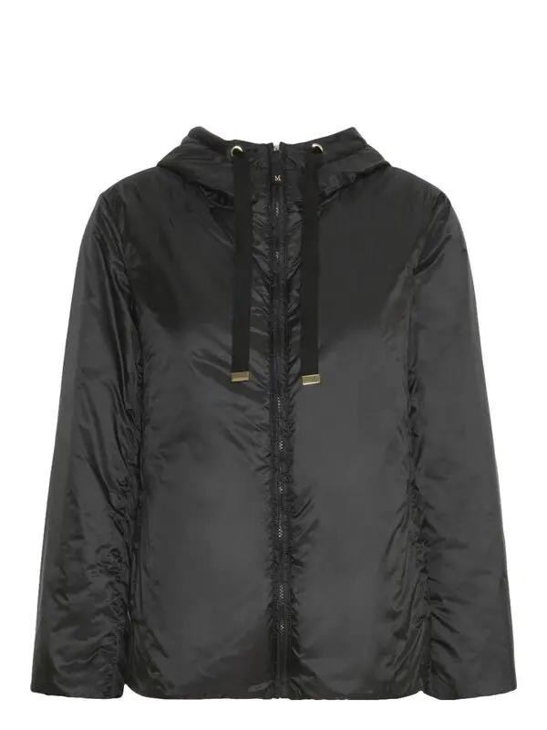 Max Mara Padded Water-repellent Hooded Jacket - Black