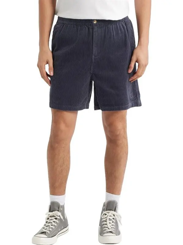 925 ORIGINALS Capitan Corduroy Beach Shorts - Dark Charcoal