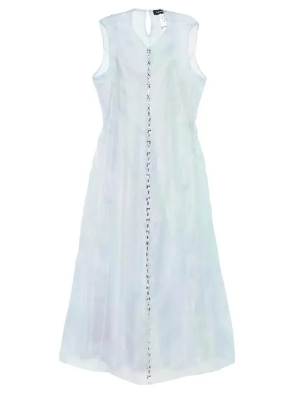 Fabiana Filippi Embellished Sleeveless Midi Dress - Blue