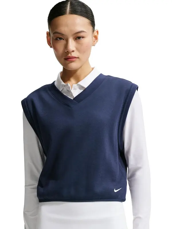 Nike V-neck Golf Vest - Blue