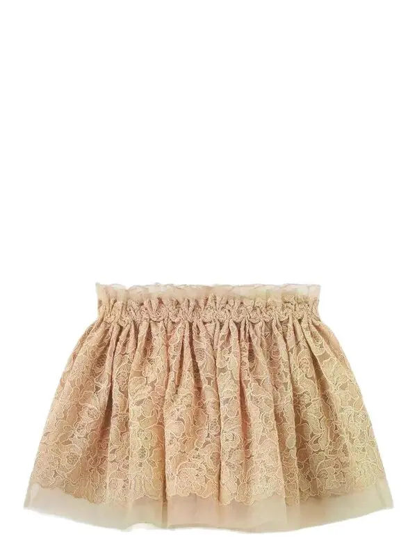 Ermanno Scervino Lace Embroidered Skirt - Neutrals