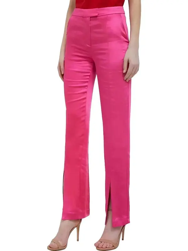 BENETTON Leg-slit Trousers - Pink