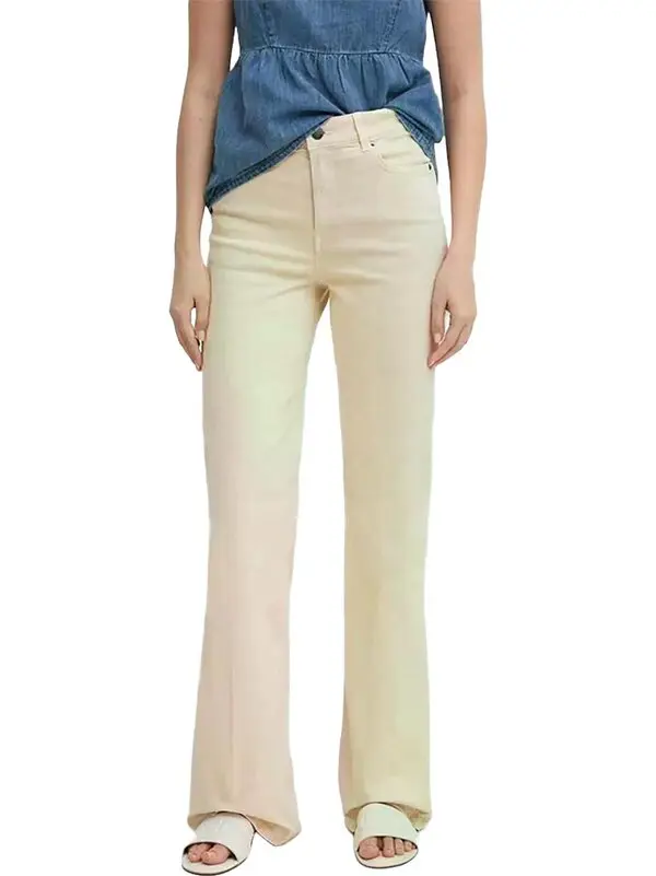 BENETTON Button-fastening Straight Leg Jeans - Neutrals
