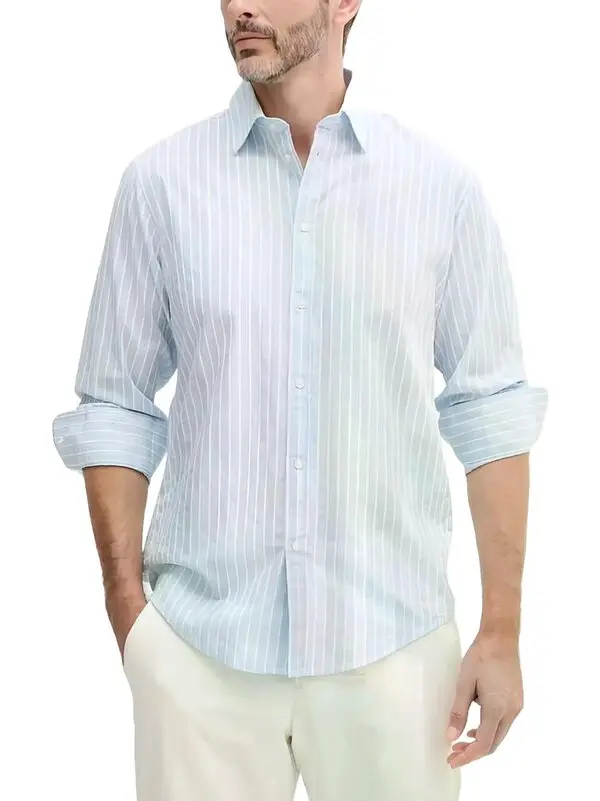 BENETTON Striped Shirt - Blue