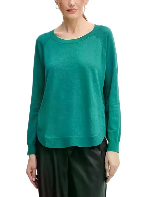 BENETTON Raglan-sleeve Sweater - Green