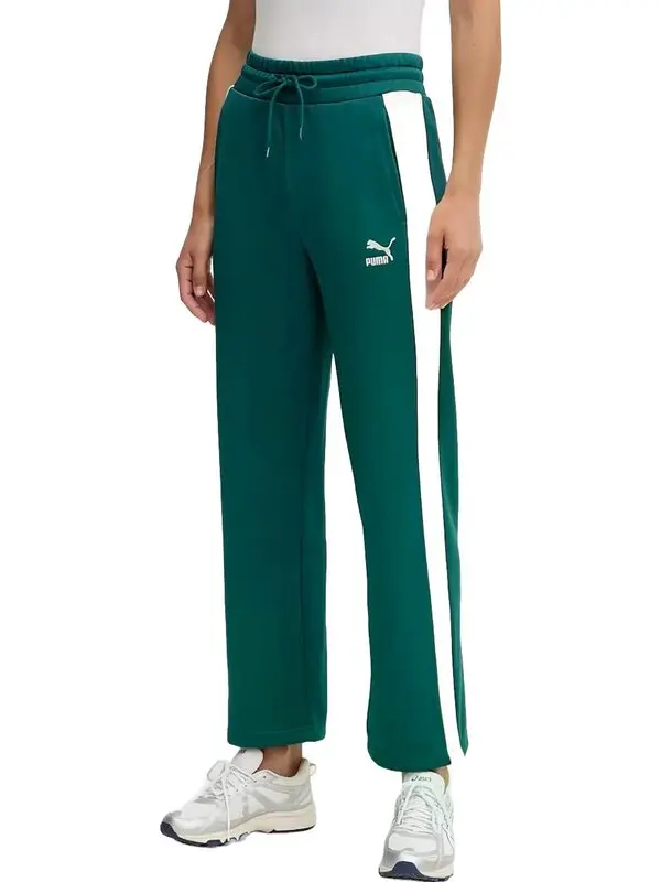 PUMA Logo-embroidery Track Pants - Green