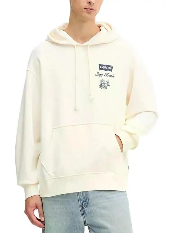 LEVI'S Logo-print Hoodie - Neutrals