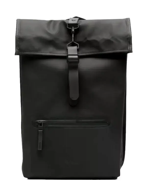 Rains Rolltop Rucksack - Black