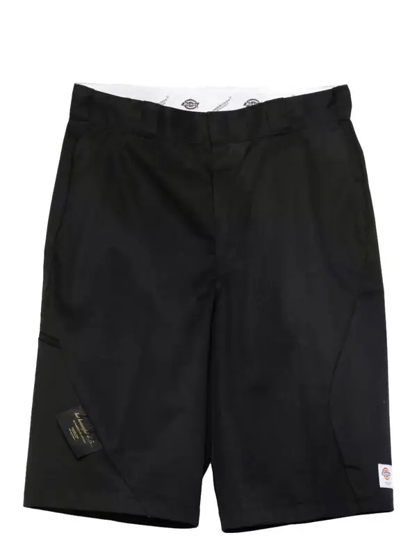 Undercover Logo-patch Shorts - Black
