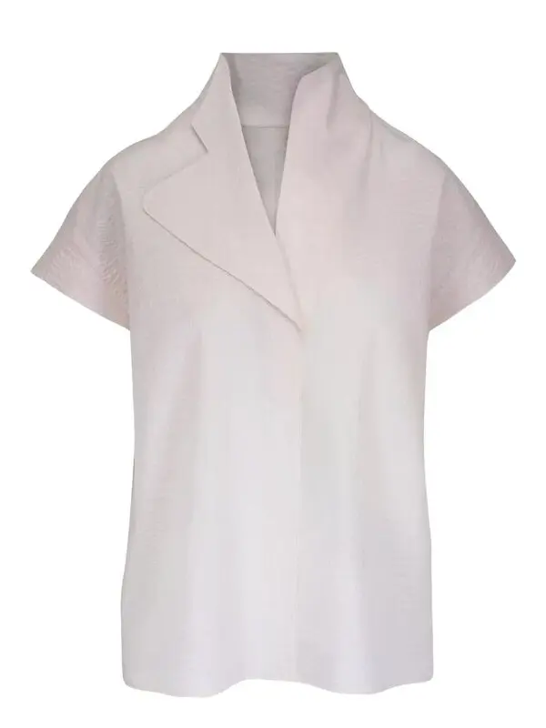 Zero + Maria Cornejo Short-sleeve Blouse - Neutrals