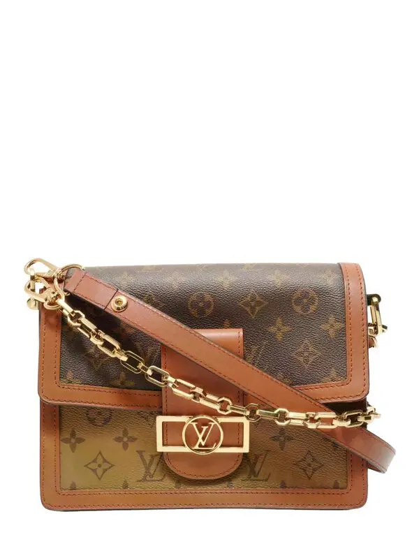 LOUIS VUITTON 2019 Monogram Dauphine Mm Shoulder Bag - Brown