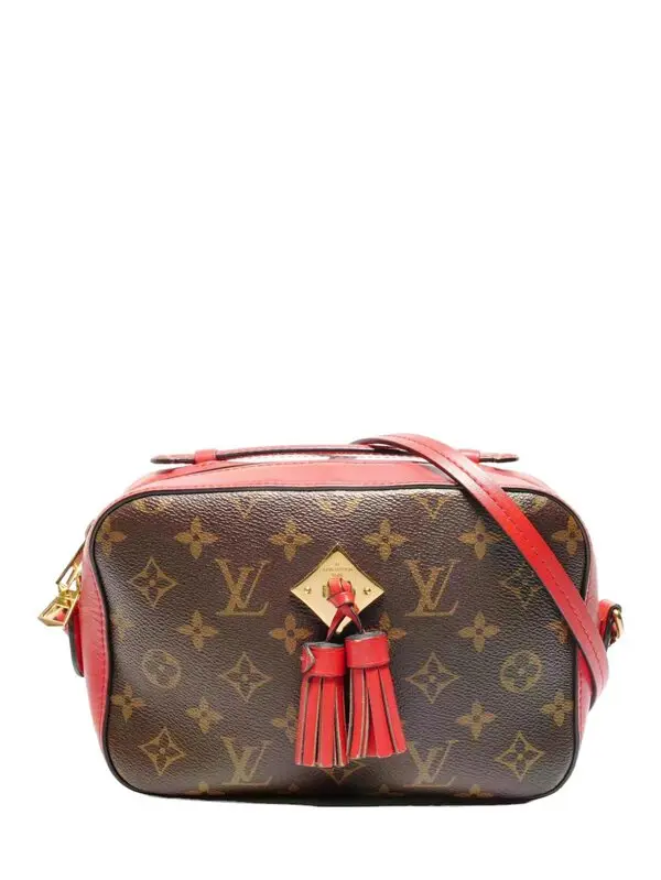 LOUIS VUITTON 2018 Saintonge Monogram Cross Body Bag - Brown