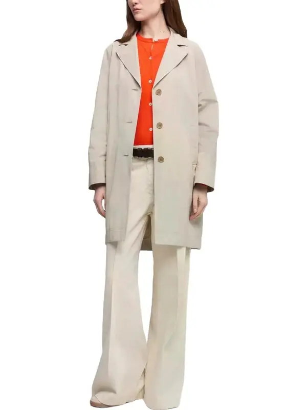 Aspesi Buttoned Coat - Neutrals