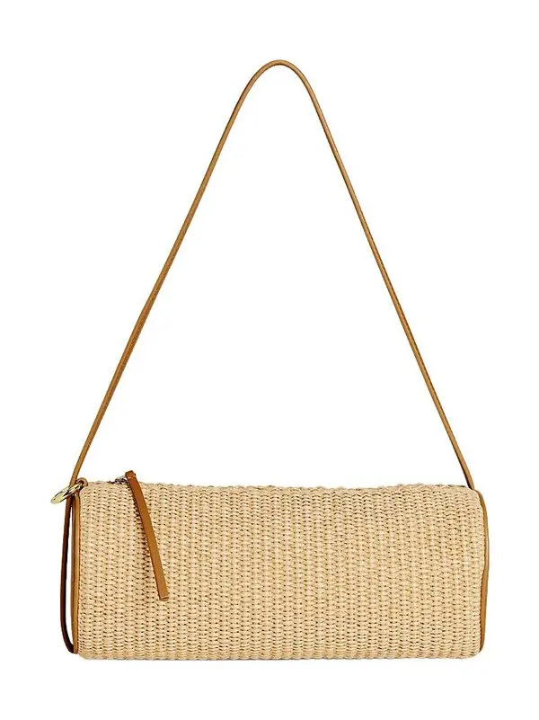 REFORMATION Simona Cylinder Bag - Natural