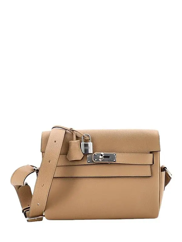 Hermès Pm Kelly Messenger Bag Togo - Neutral