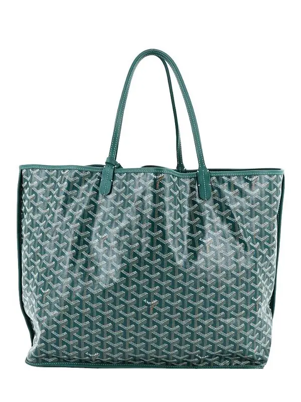 Goyard Gm Anjou Reversible Tote Coated Canvas - Green