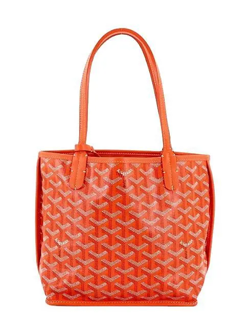 Goyard Anjou Reversible Tote - Orange