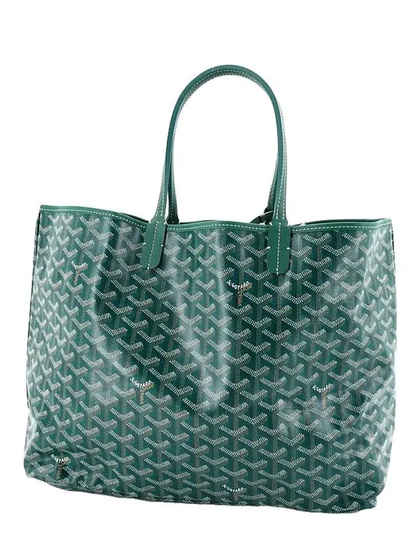 Goyard Pm Saint Louis Tote Coated Canvas - Green