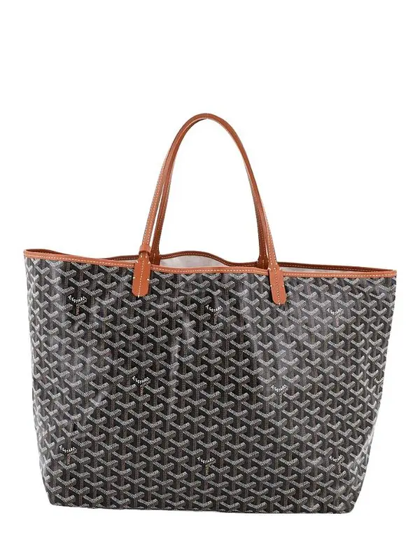 Goyard Gm Saint Louis Tote Coated Canvas - Brown
