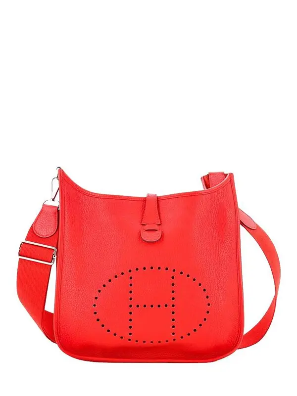 Hermès Pm Evelyne Bag Gen Iii Clemence - Red
