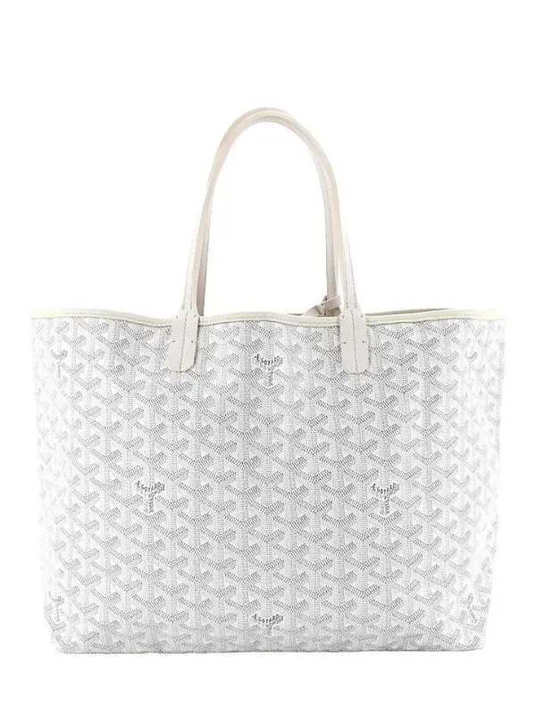 Goyard Pm Saint Louis Tote Coated Canvas - White