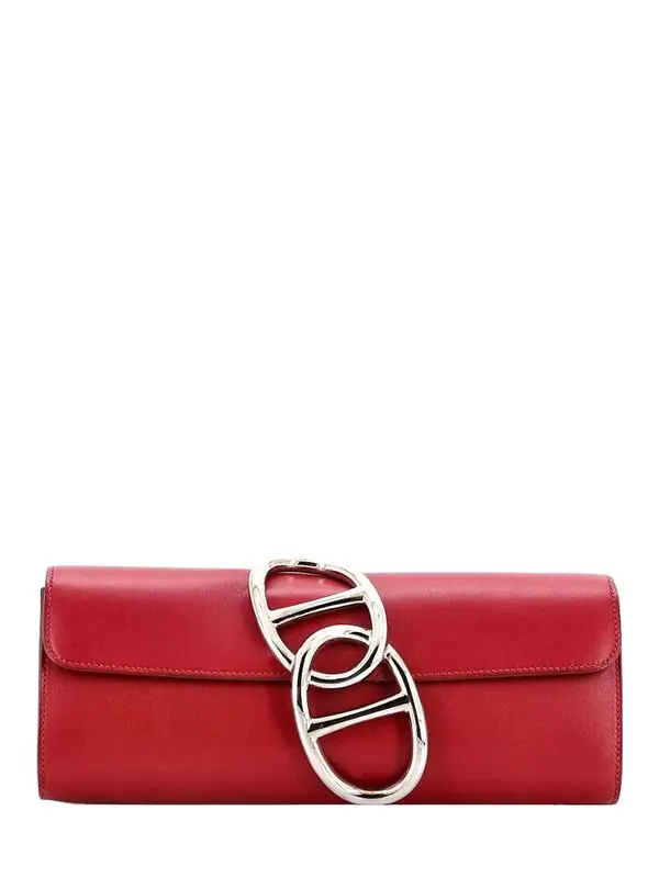 Hermès Egee Clutch - Red