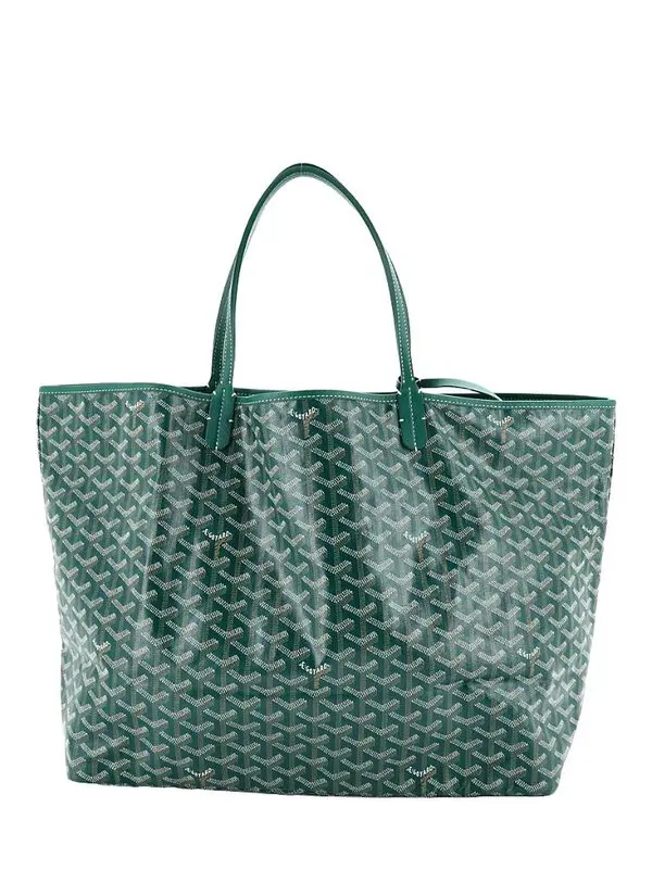 Goyard Gm Saint Louis Tote Coated Canvas - Green