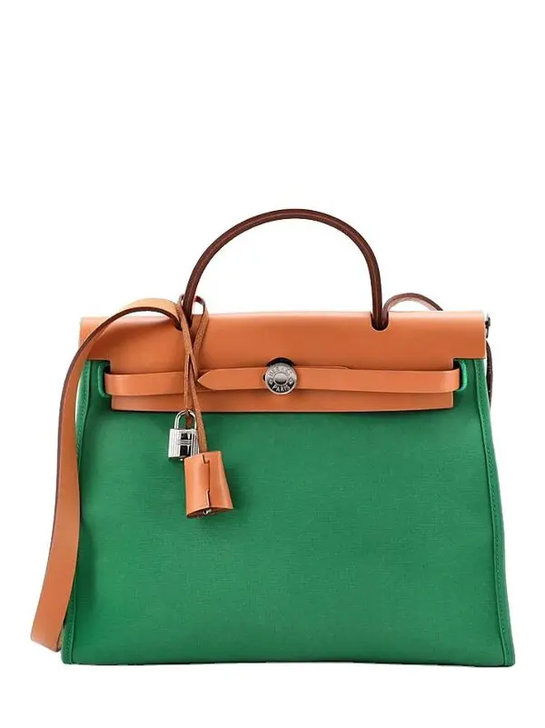 Hermès 31 Herbag Zip - Green