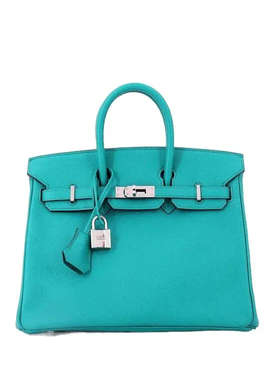 Hermès Birkin 25 Handbag - Bleu Paon