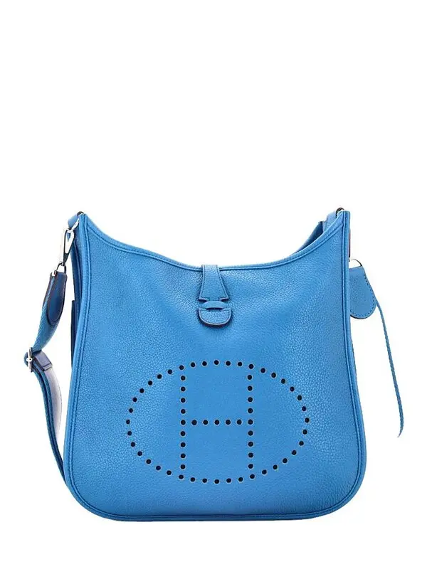 Hermès Pm Evelyne Gen Iii Clemence Bag - Blue