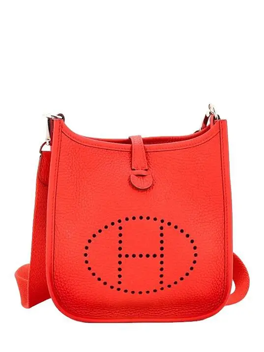 Hermès Tpm Evelyne Bag Gen Iii Clemence - Red