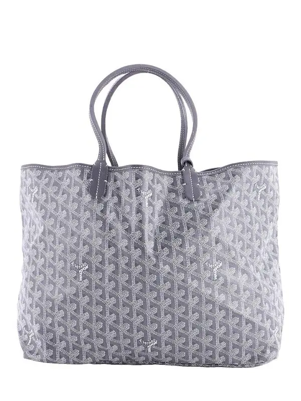 Goyard Saint Louis Pm Tote Coated Canvas - Gray