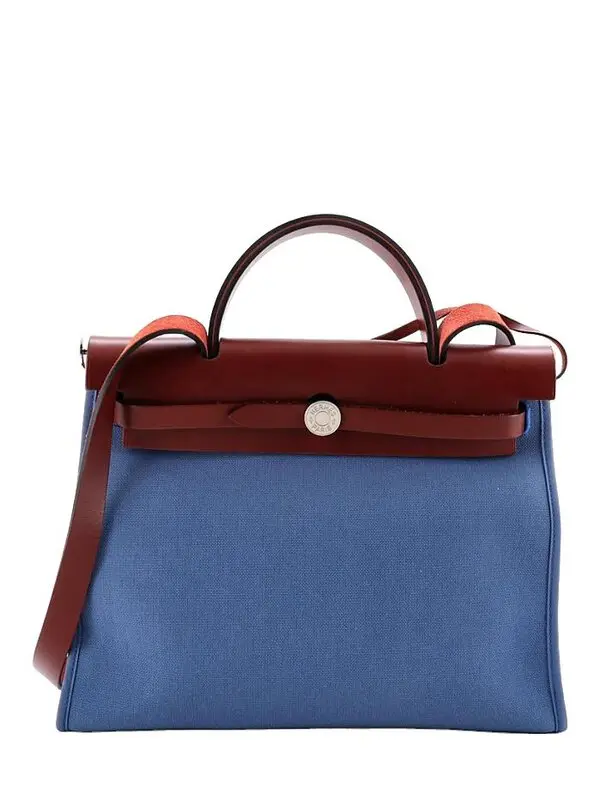Hermès 31 Herbag Zip - Blue