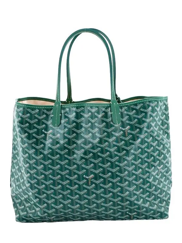 Goyard Pm Saint Louis Tote Coated Canvas - Green