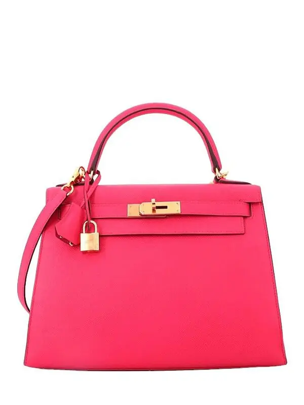 Hermès Kelly 28 Handbag - Rose Extreme