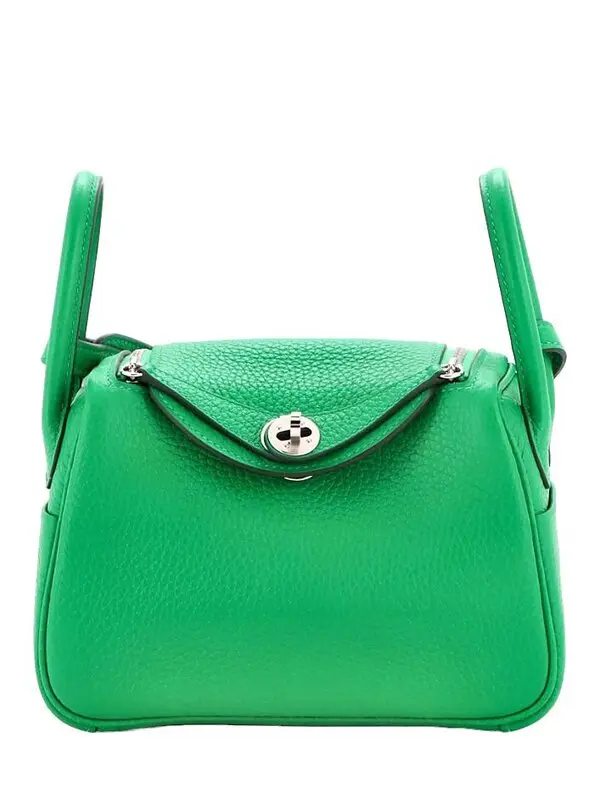 Hermès Mini Lindy Bag Clemence - Green