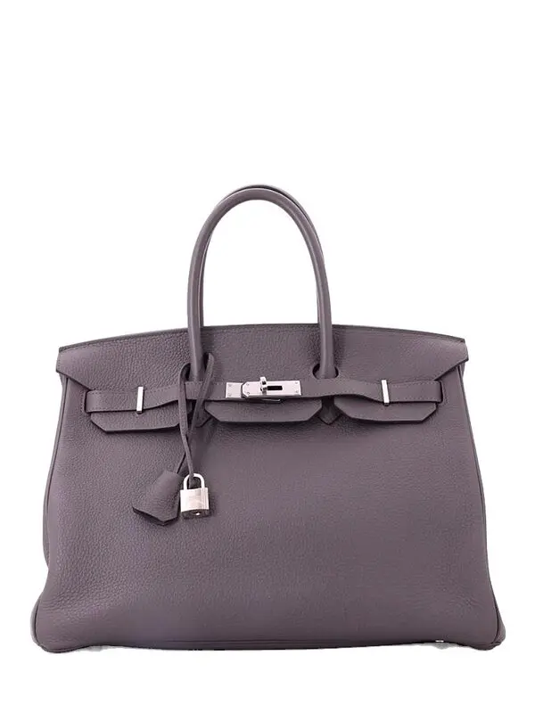 Hermès Birkin 35 Handbag - Etain