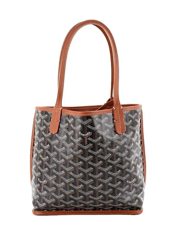 Goyard Anjou Reversible Tote Coated Canvas - Brown