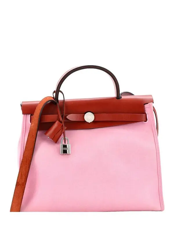 Hermès 31 Herbag Zip - Pink