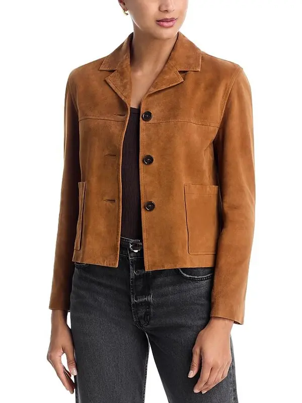 ARMA Lotus Suede Jacket - Whiskey
