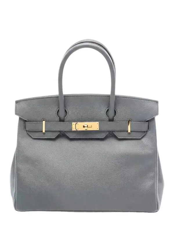 Hermès 2021 Birkin 30 Double-handle Tote Bag - Grey